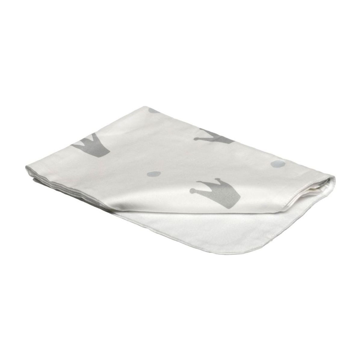 NG Baby Snuttefilt Royal Vit/Grå 40x50 | Miixi.se