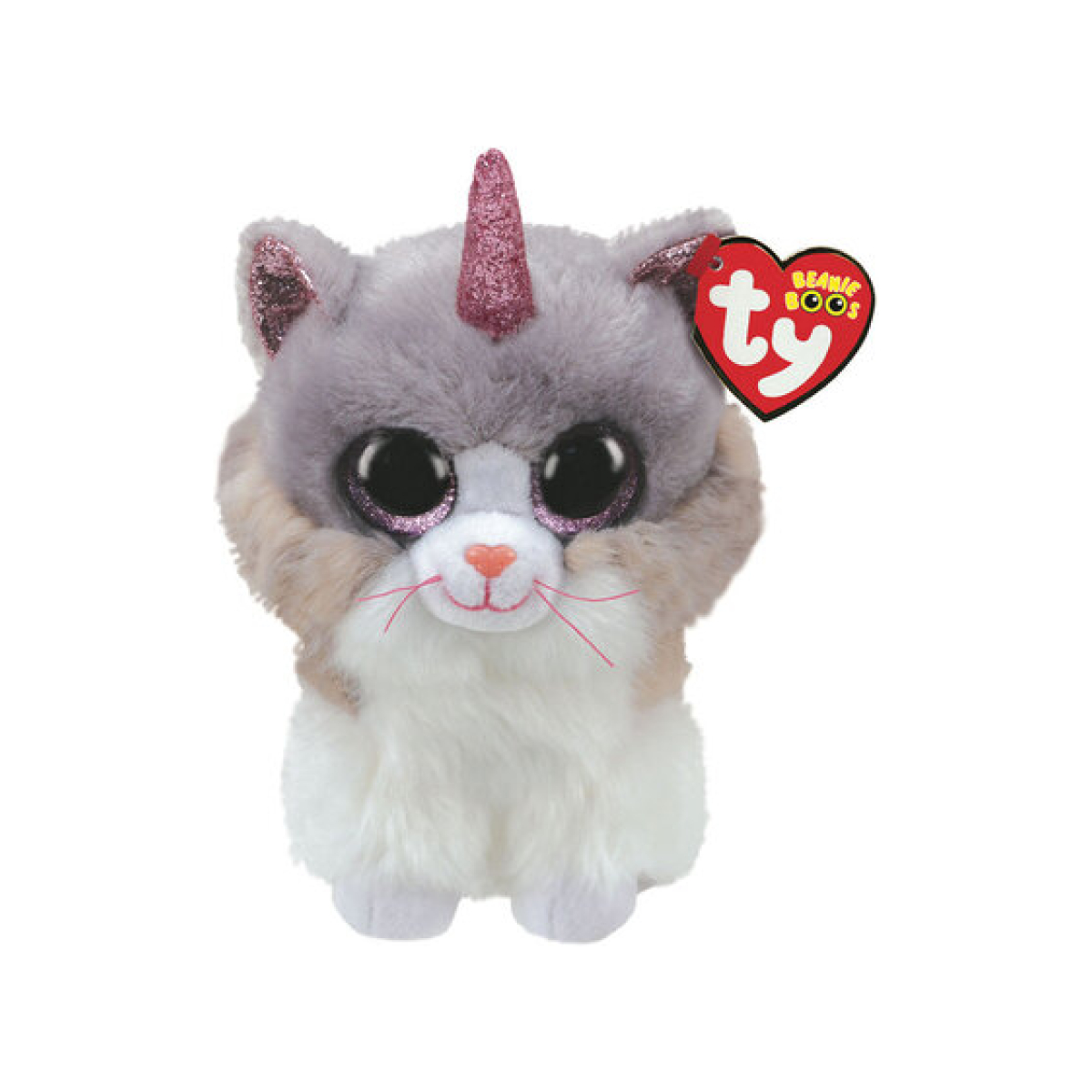 TY Beanie Boo Asher Cat Regular 15 cm | Miixi.se