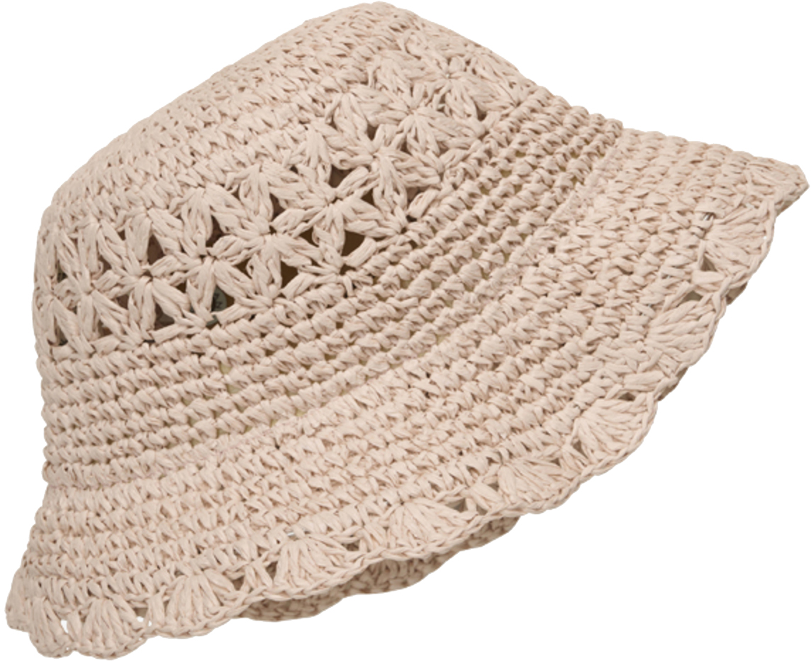En Fant Hatt - Straw Hat w. Crochet Edge | Miixi.se
