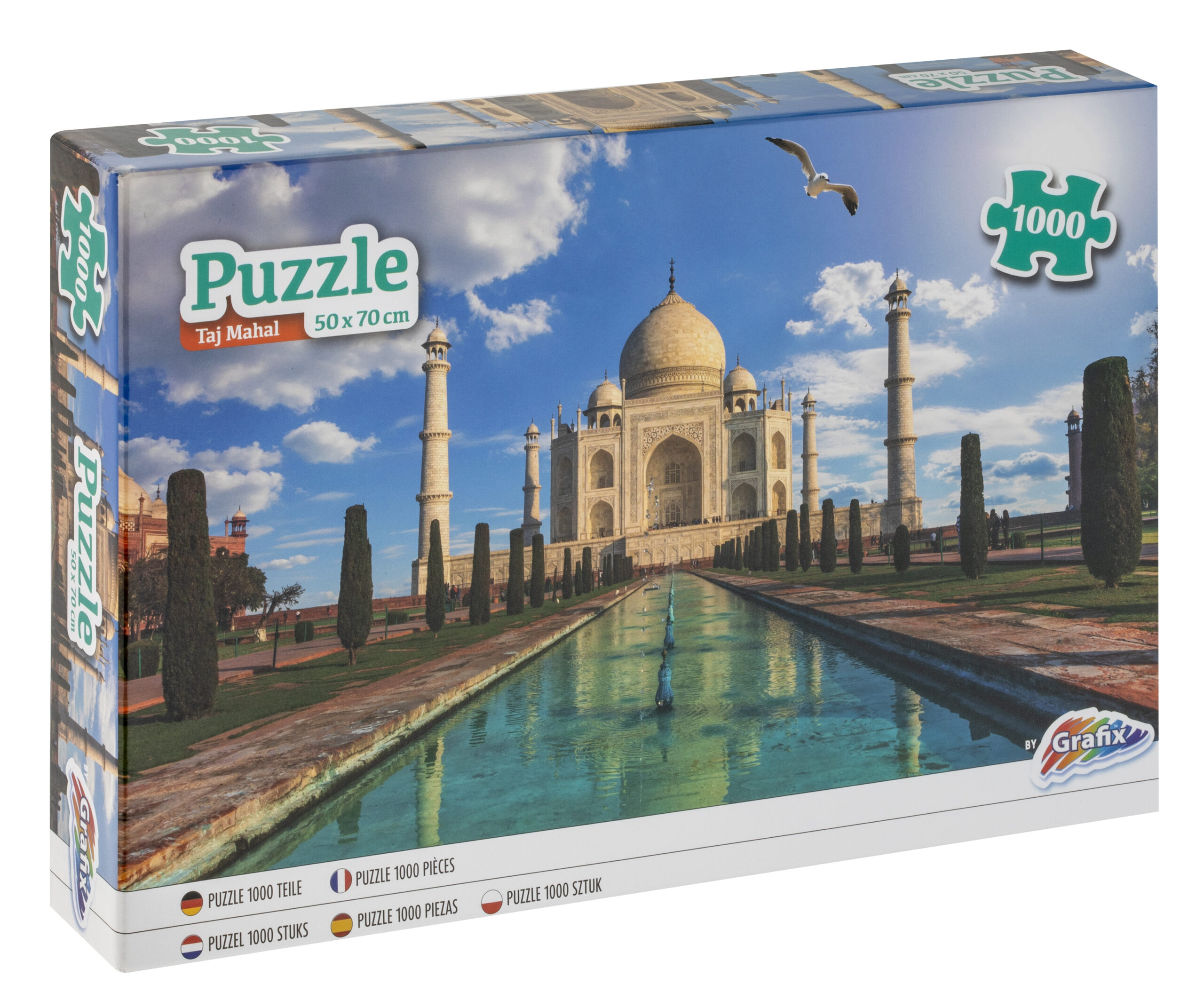 Grafix Pussel 1000 bitar Taj Mahal | Miixi.se