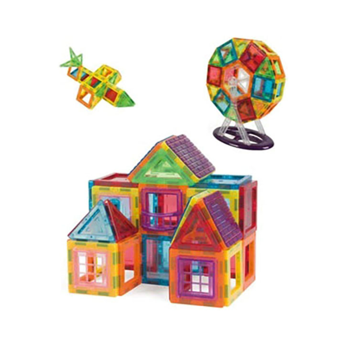 Hoogar Magmaster 70 st Magnetiska Byggklossar | Miixi.se