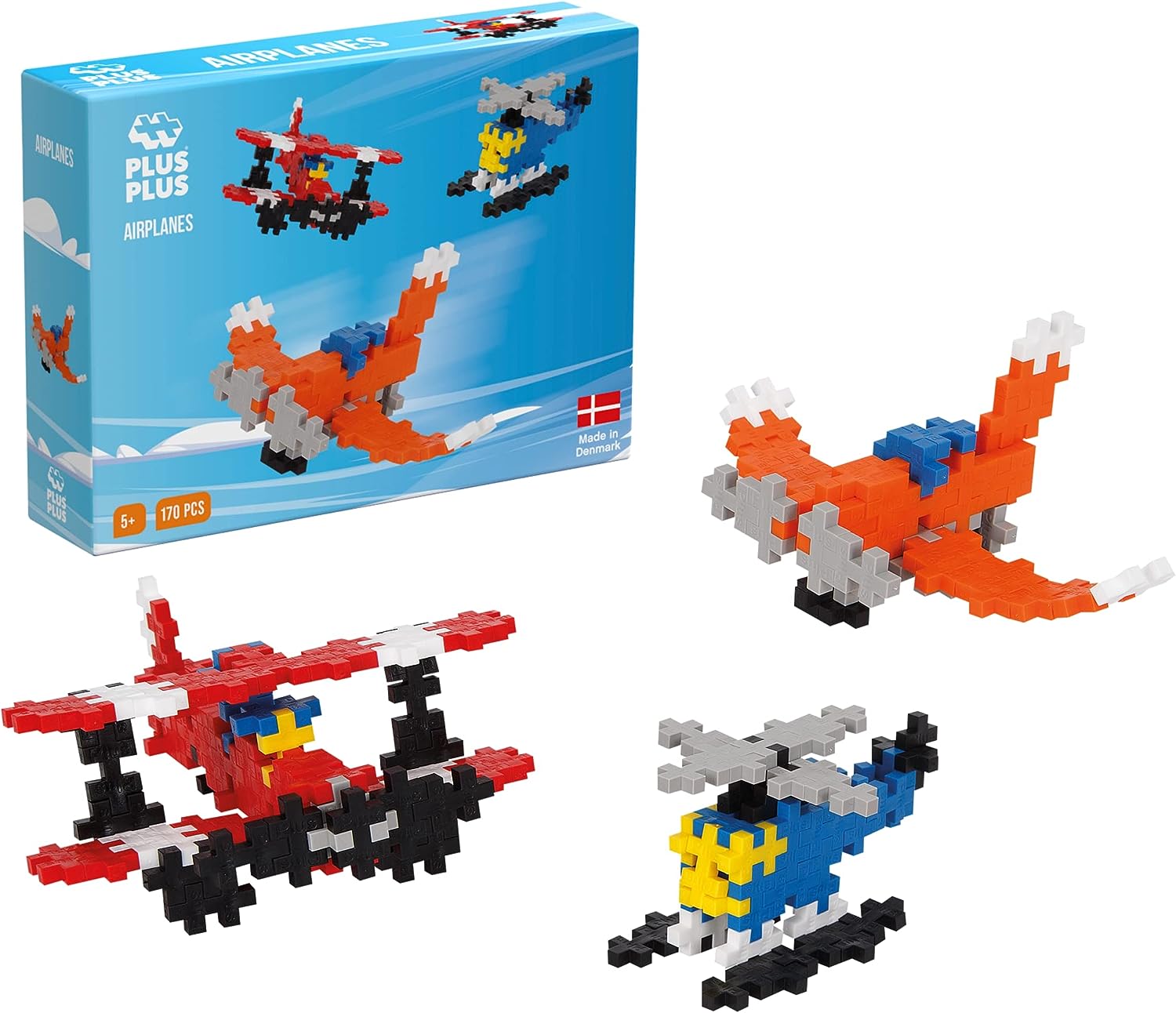 Plus-Plus Byggset Flygplan 170 Bitar | Miixi.se