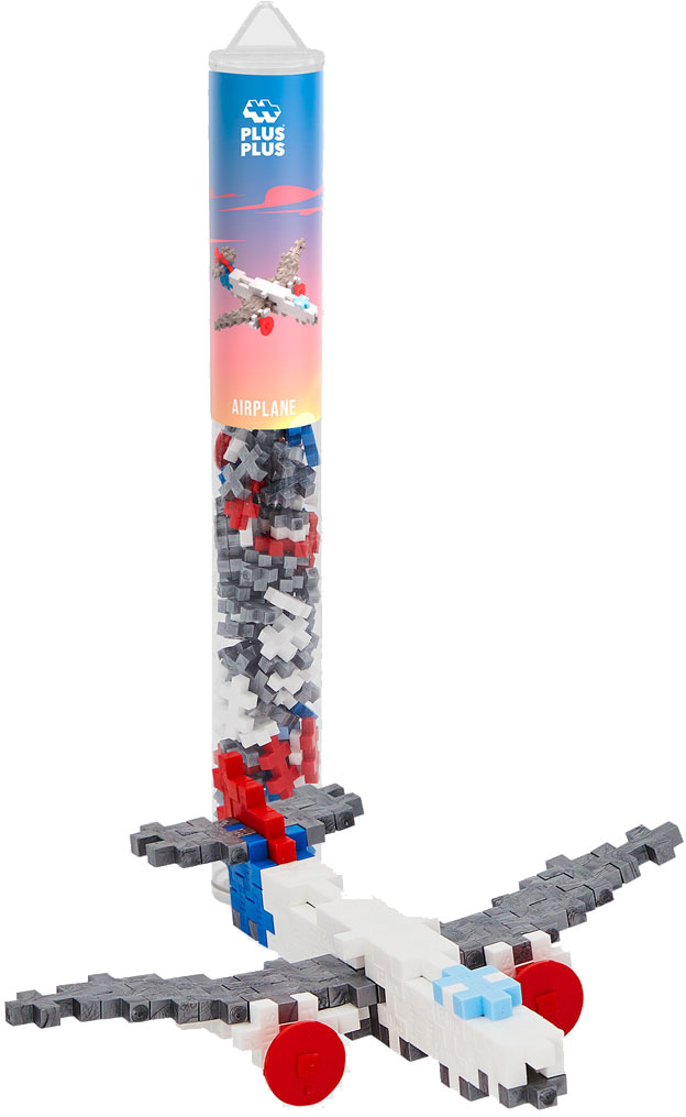 Plus-Plus Byggset Bygg ett Flygplan 100 Bitar | Miixi.se