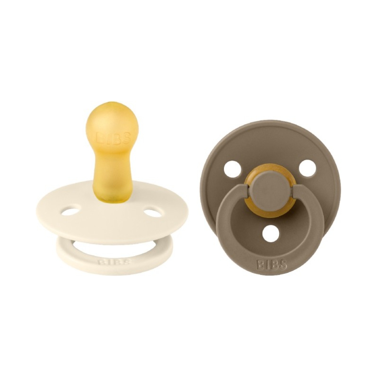Köp Bibs 2-pack Nappar Latex Stl 2 Ivory/Dark Oak | Miixi.se